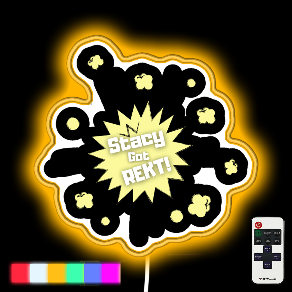 Stacy Got Rekt! Neon Led Sign – Neon Factory