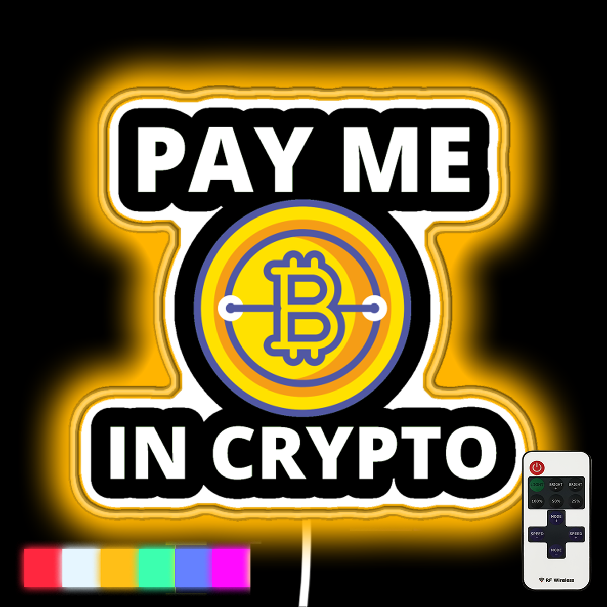 Crypto Neon Led Sign – Neon Factory