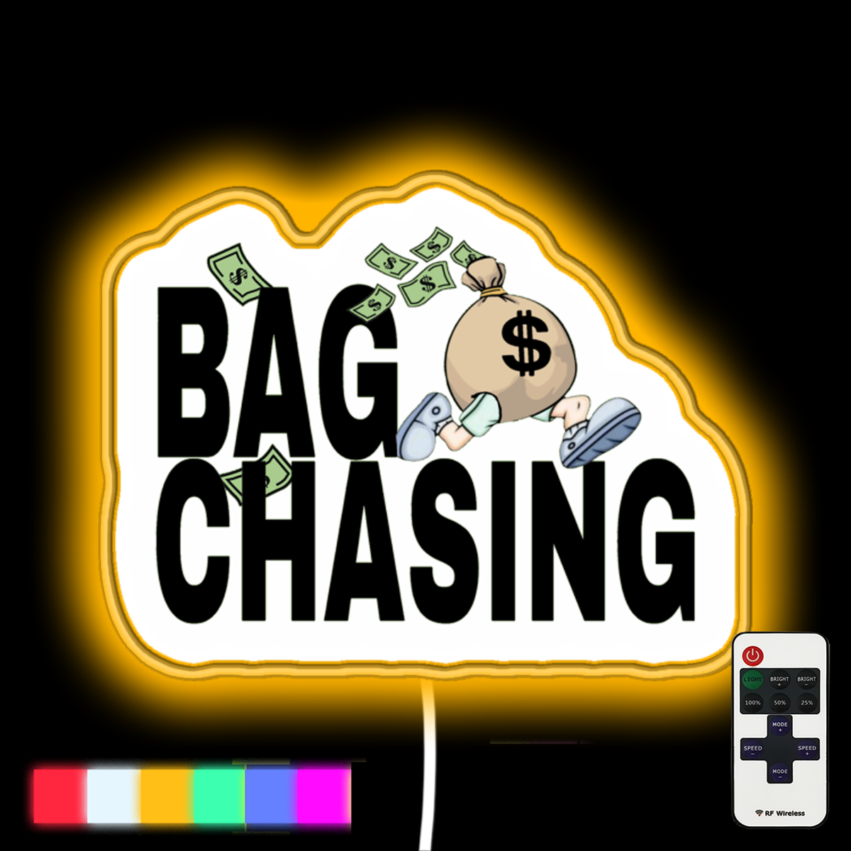 Bag Chasing Neon Led Sign – Neon Factory