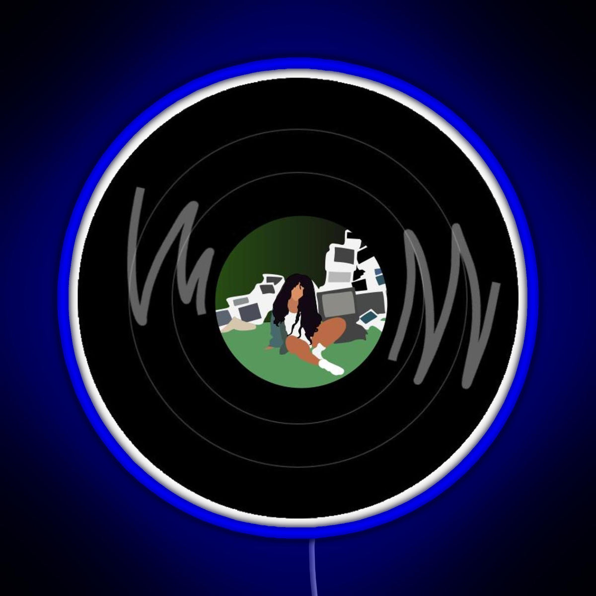 Ctrl Sza Vinyl Rgb Neon Sign – Neon Factory