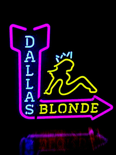 Dallas Blonde Beer Neon Signs! Available