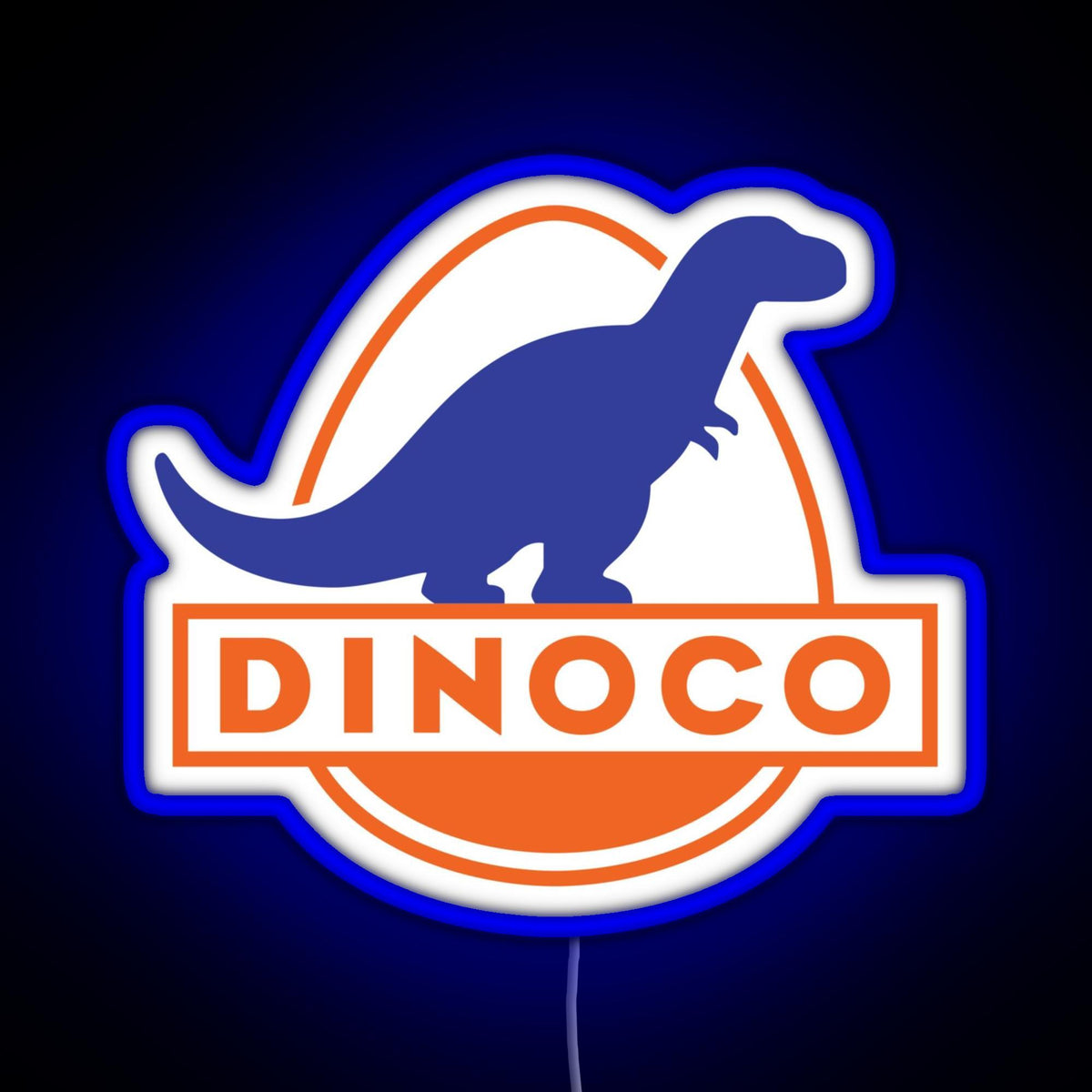 Dinoco Cars Rgb Neon Sign – Neon Factory