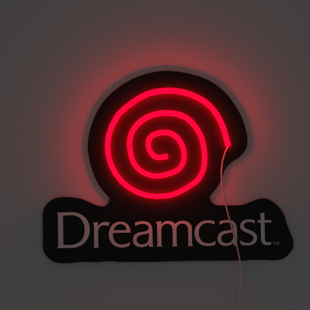 Dreamcast Neon Acrylic Sign | Neon Neon Signs – Neon Factory
