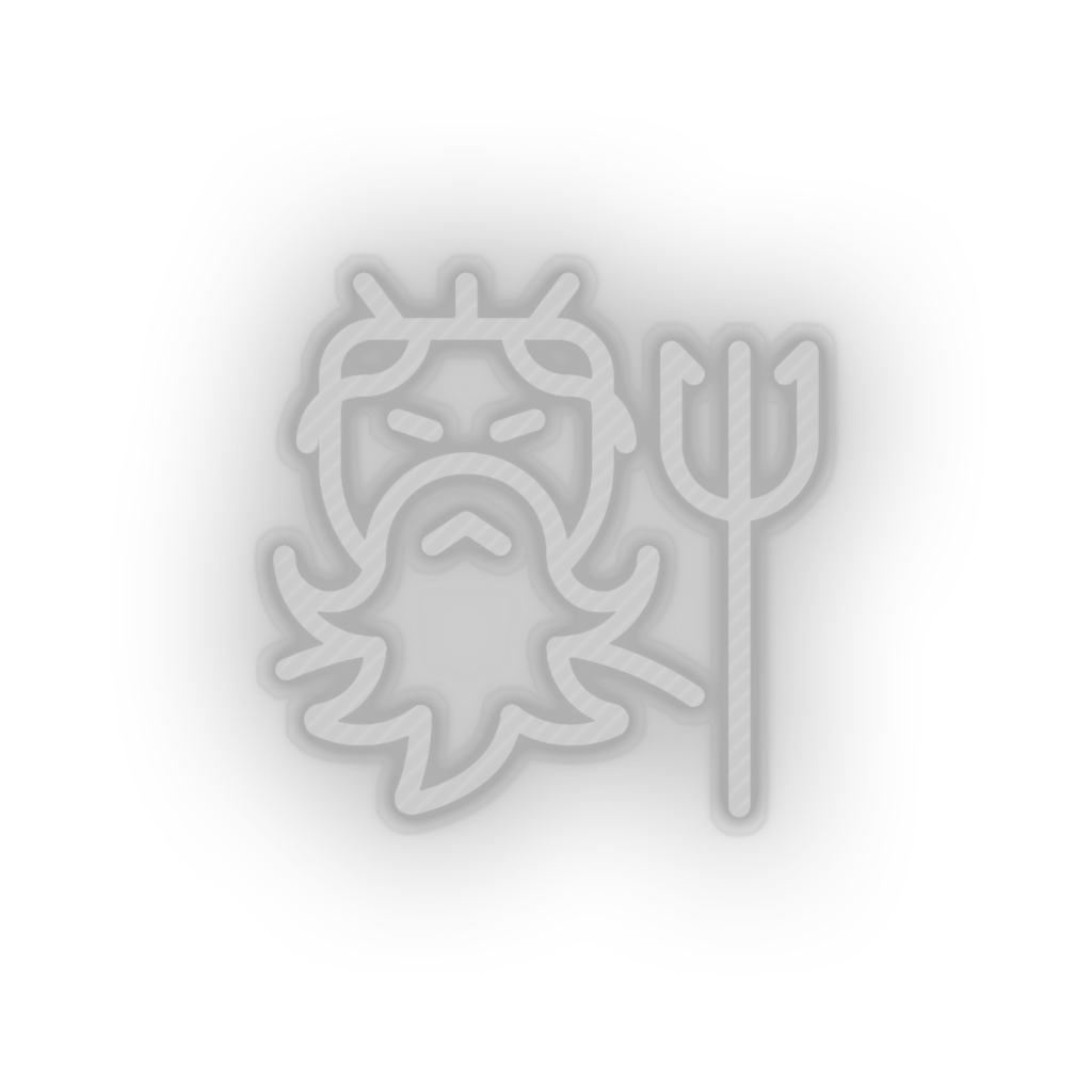 Poseidon Neon Sign - Famous Characters Led Neon Decor – Neon Factory