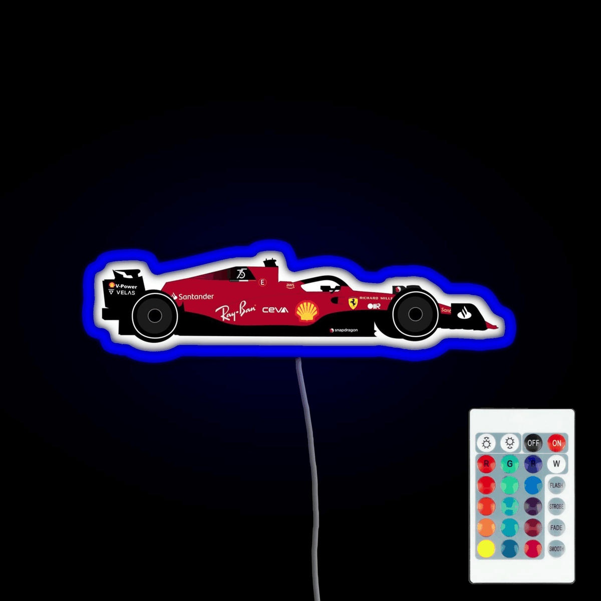 Ferrari 2022 RGB neon sign