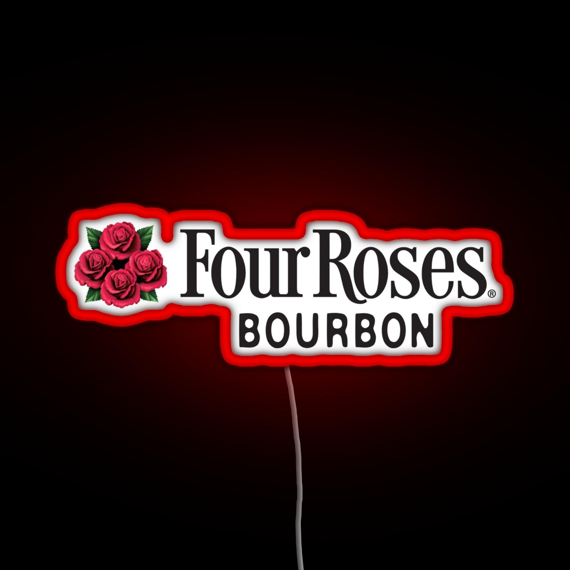 Four Roses Bourbon RGB neon sign