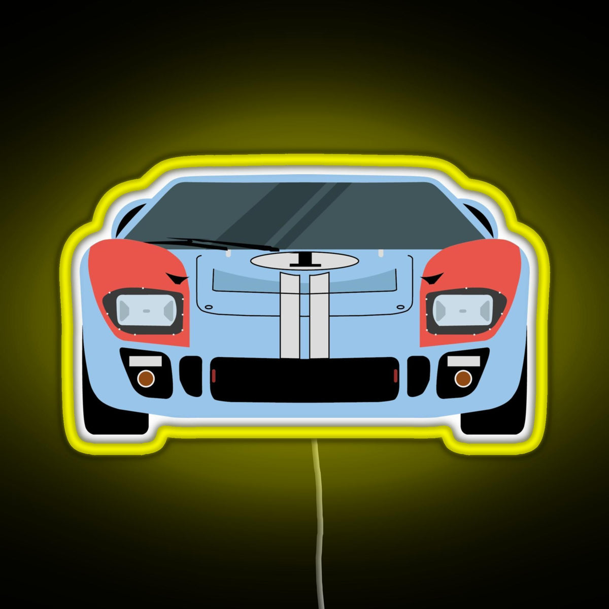 GT40 1 RGB neon sign