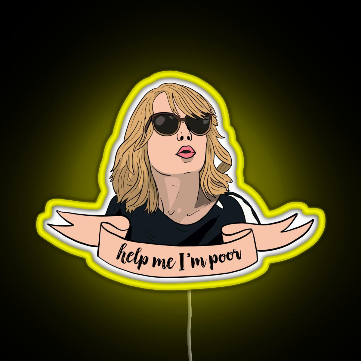 Help Me I M Poor Rgb Neon Sign – Neon Factory