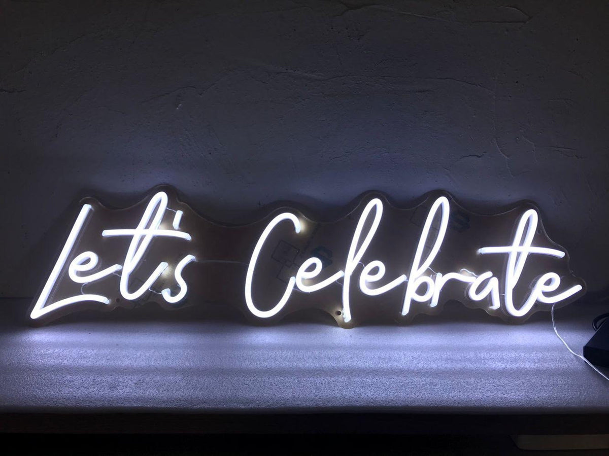 Let's Celebrate Neon Sign – Neon Factory