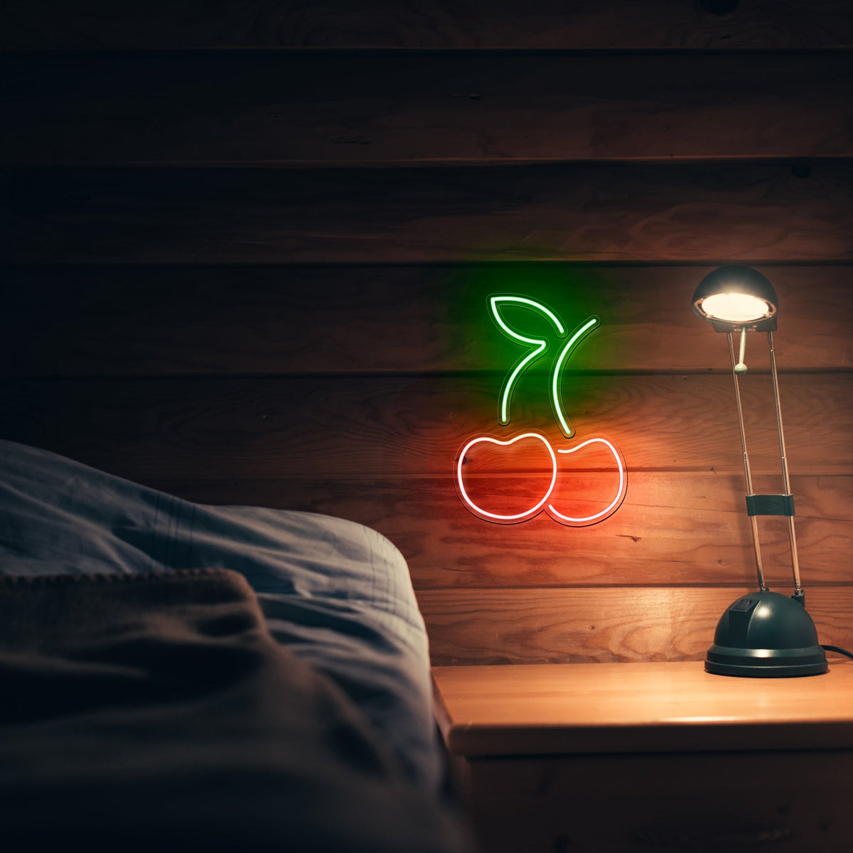 Handmade Cherry Neon Sign, Fun Neon Light Decoration, Cherry Wall Hang ...
