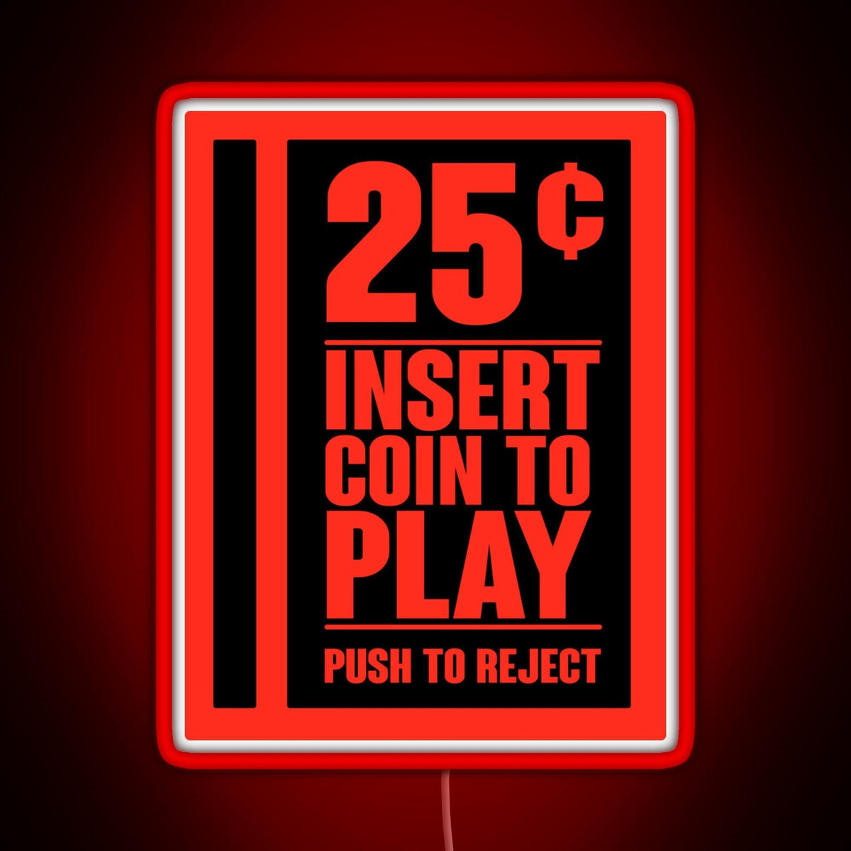 Insert Coin Rgb Neon Sign – Neon Factory
