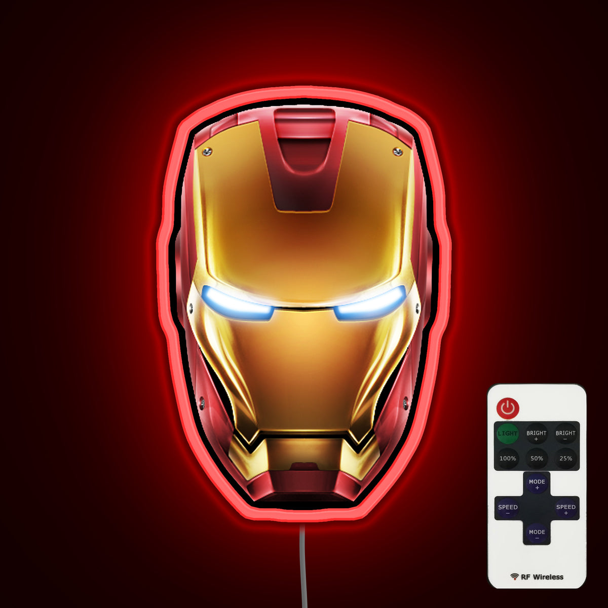 Quality Iron Man Helmet Acrylic Neon Sign – Neon Factory