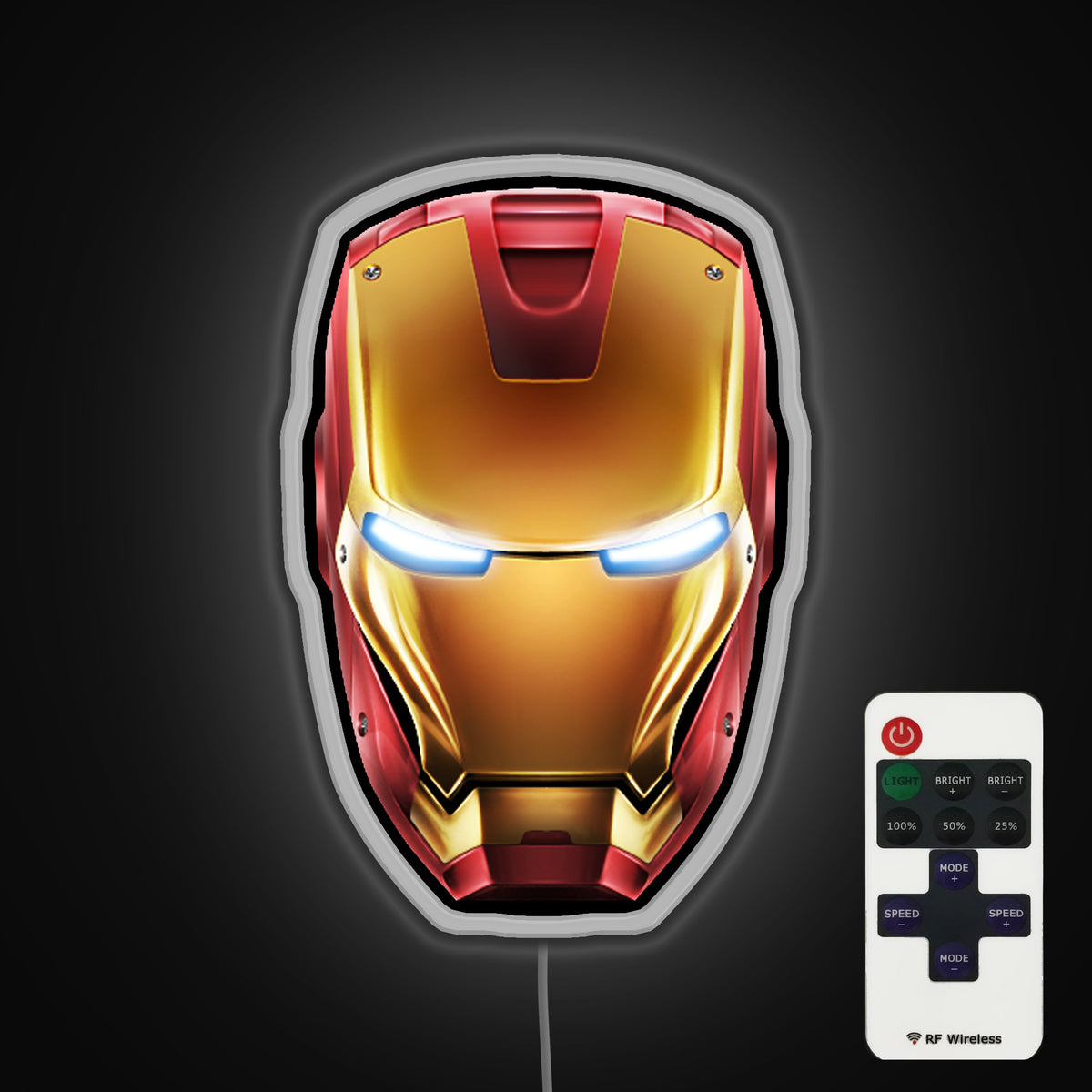 Quality Iron Man Helmet Acrylic Neon Sign – Neon Factory