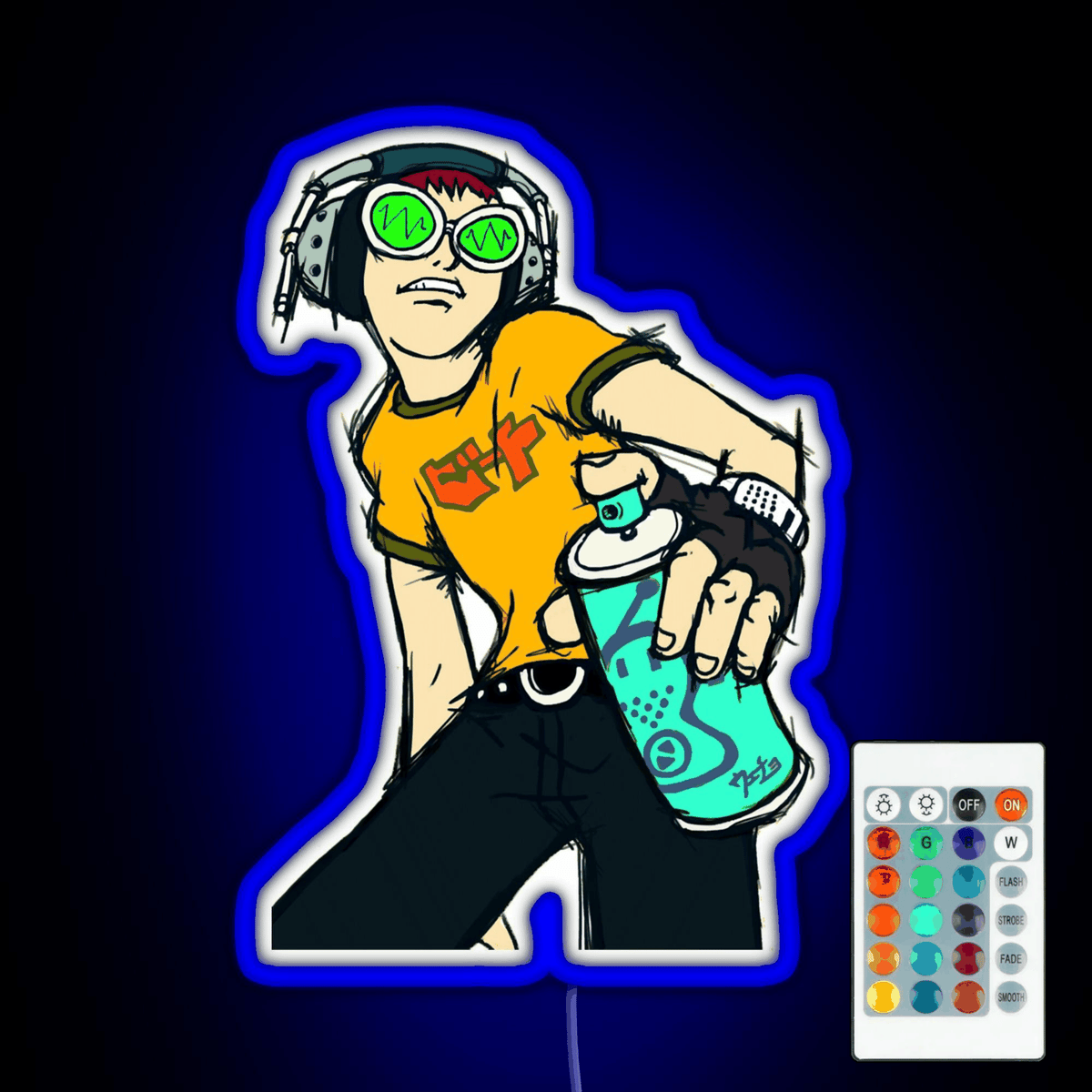 Jet Set Radio Beat Rgb Neon Sign – Neon Factory