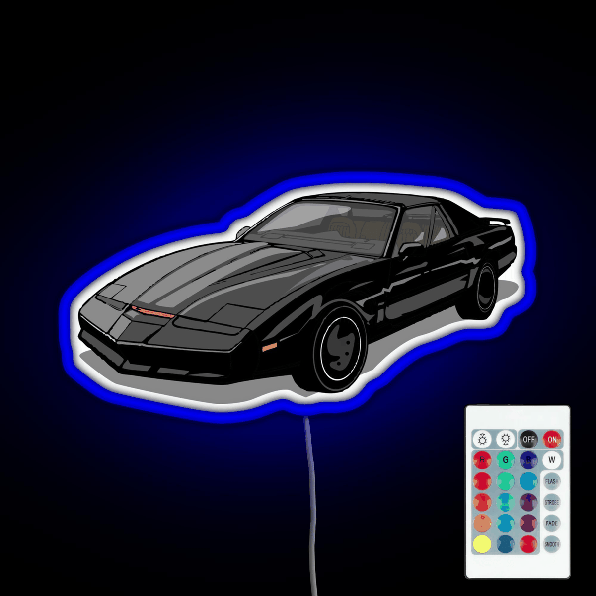Knight Rider Kitt Car Rgb Neon Sign – Neon Factory