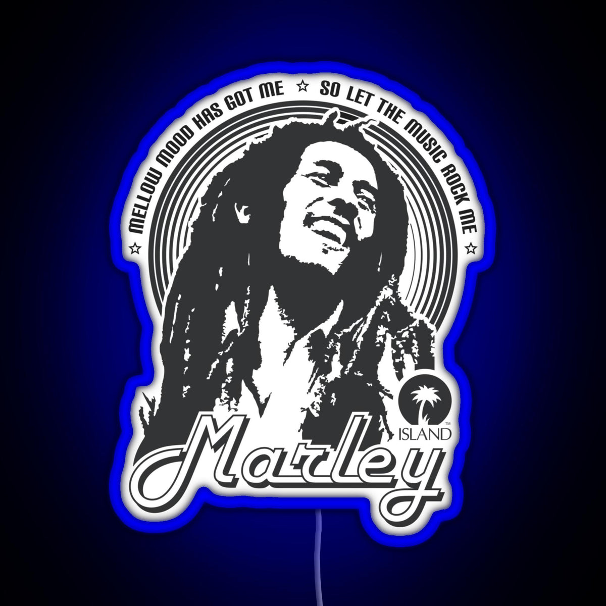 Mecha Bob Marley Rgb Neon Sign – Neon Factory