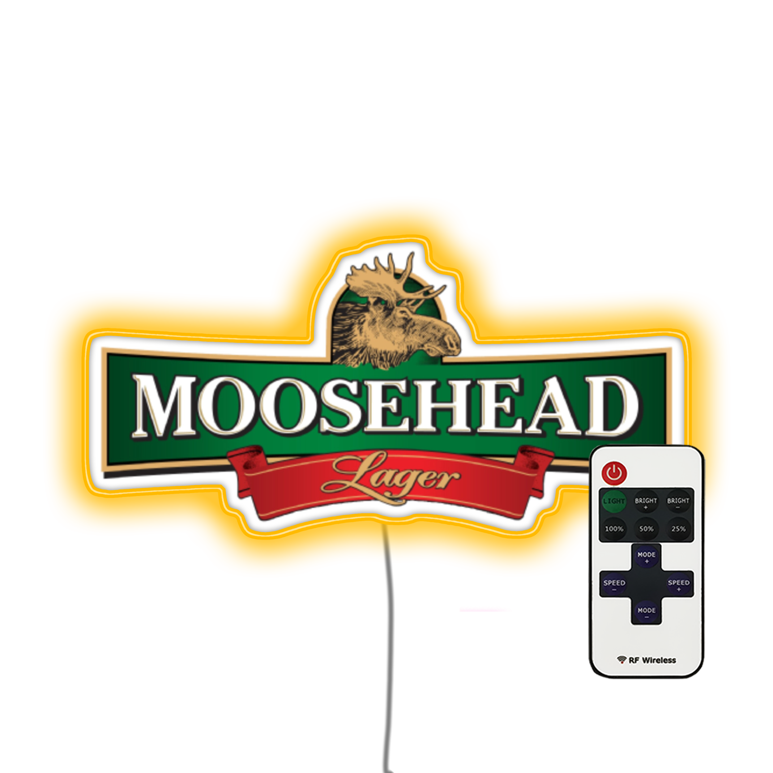 Moose Head 2021 Bar Neon Sign Made with LED