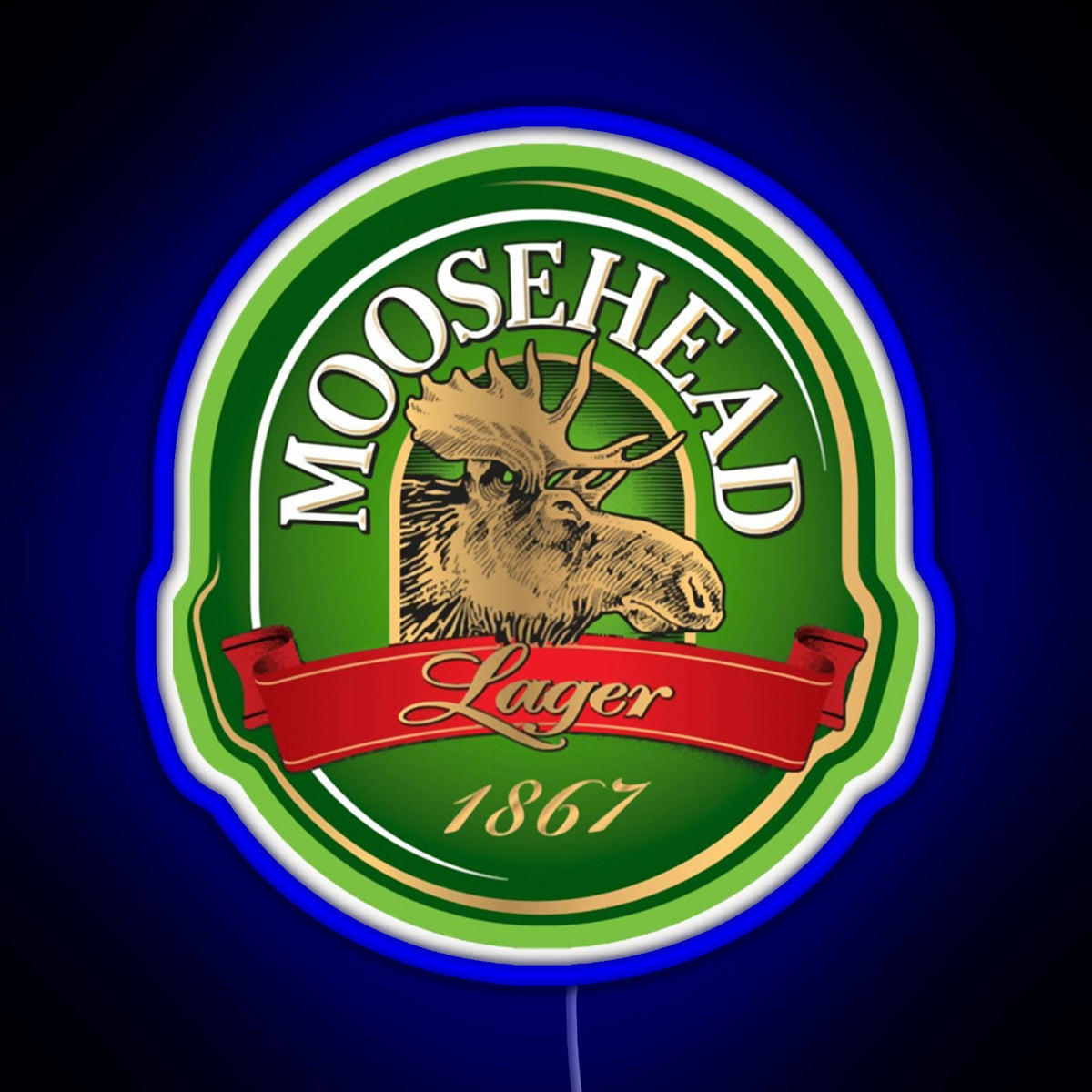 Moosehead Beer American pale ale RGB neon sign