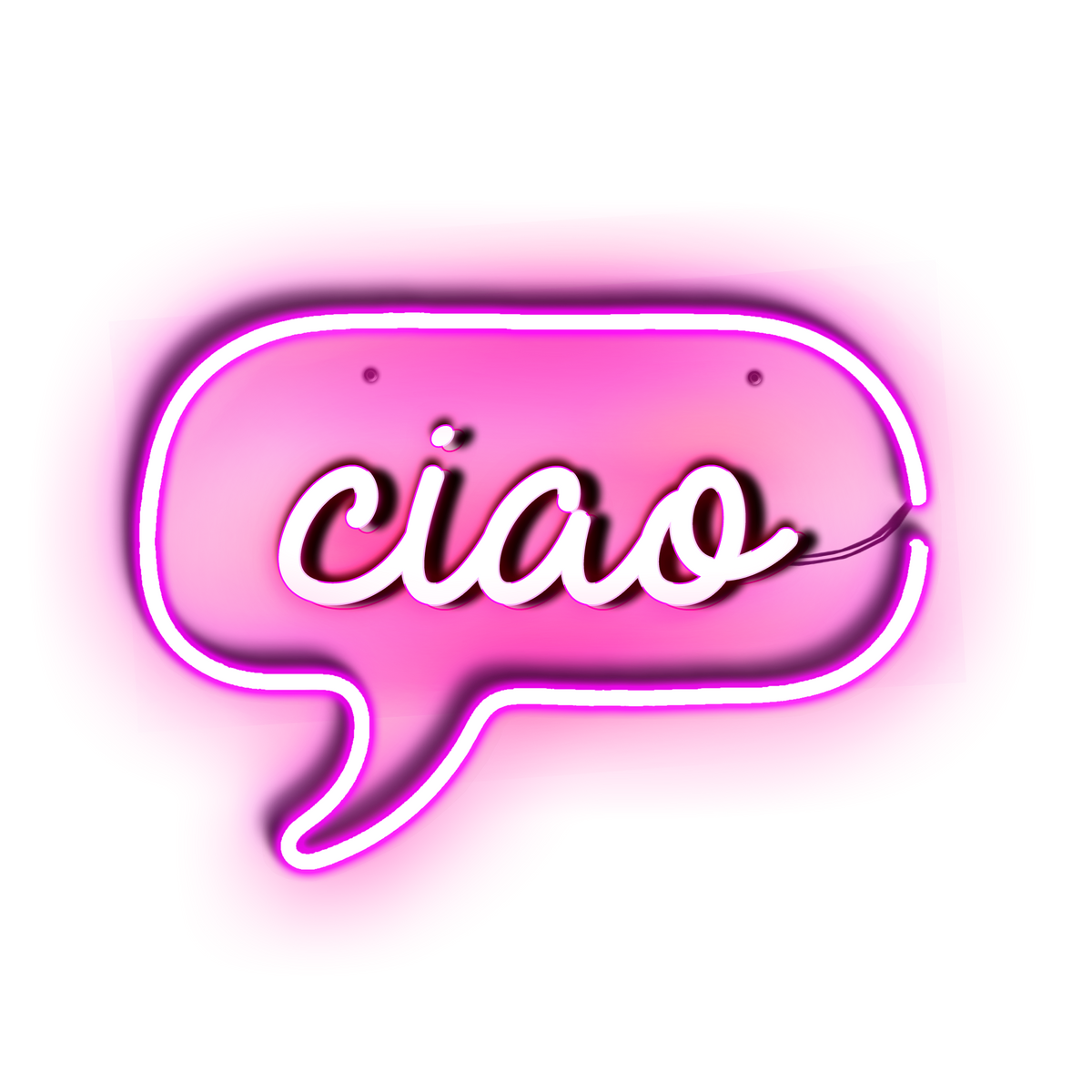 Neon Ciao Sign Italian – Neon Factory