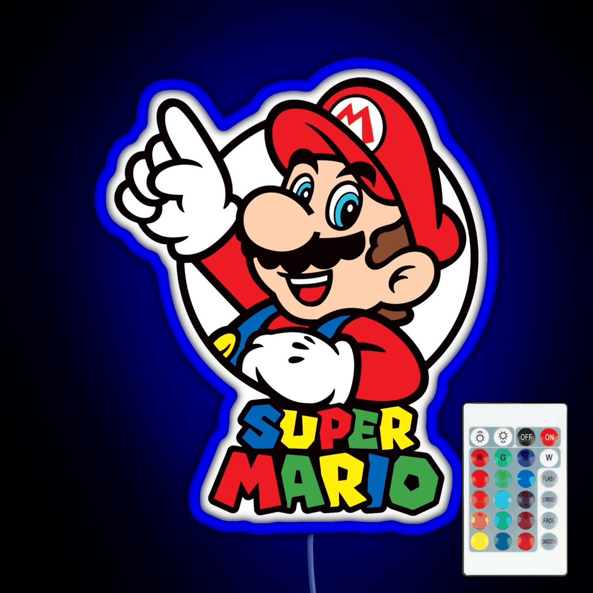 Retro Game Mario Rgb Neon Sign – Neon Factory