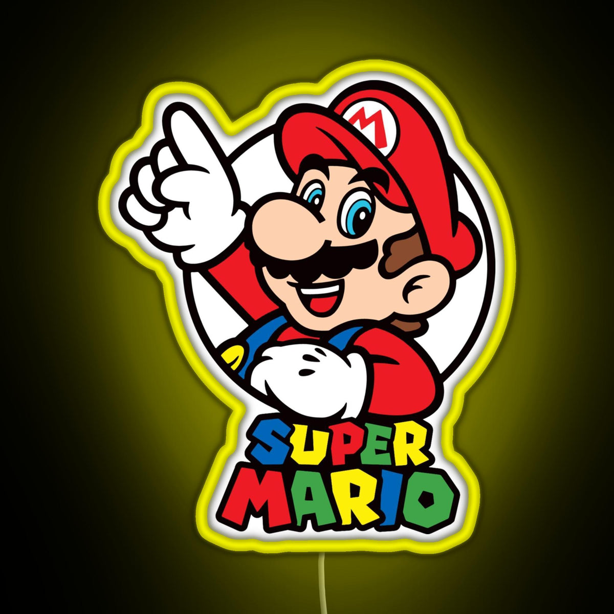 Retro Game Mario Rgb Neon Sign – Neon Factory