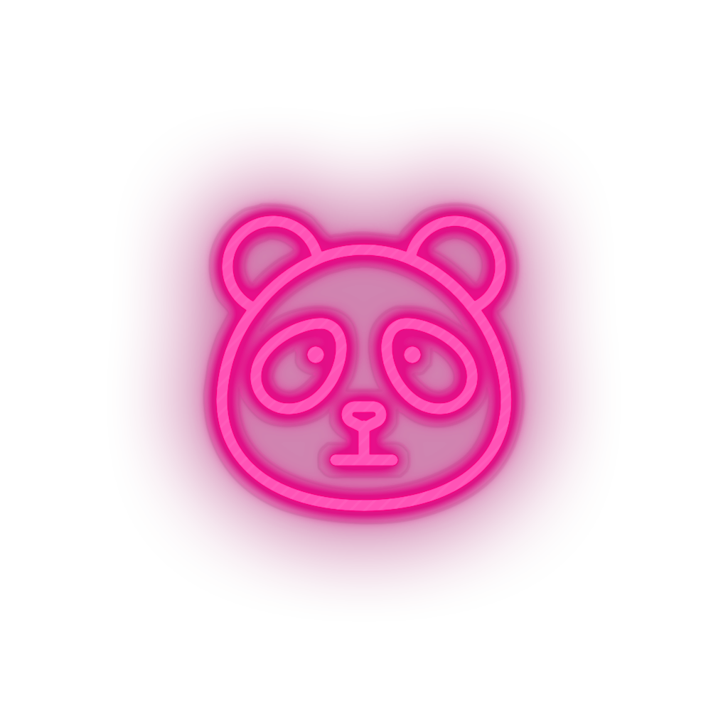 Panda Neon Sign - Animals Led Neon Decor – Neon Factory