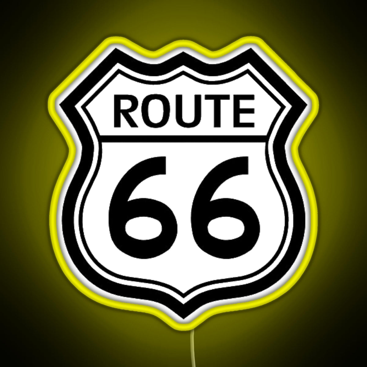 Route 66 Sign RGB neon sign