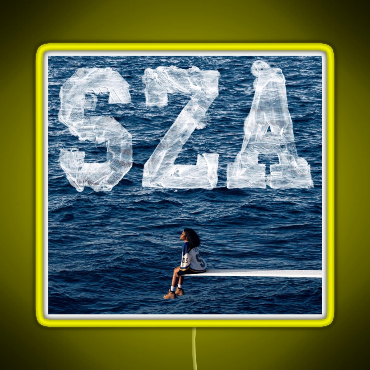 S O S SZA RGB neon sign