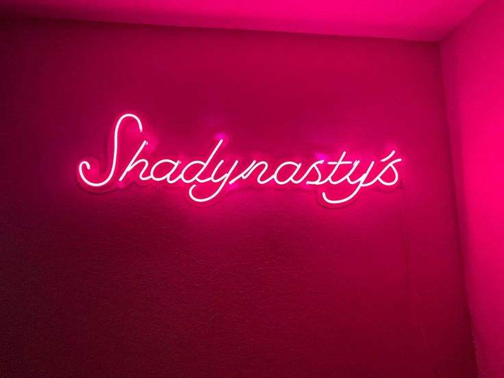 Shadynasty RGB Neon Sign