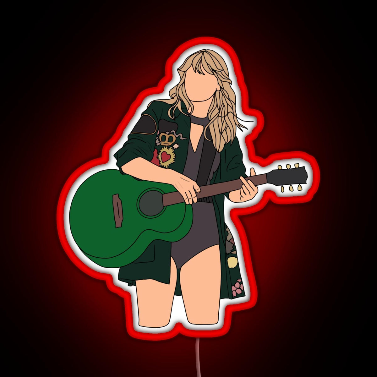 Taylor Swift Rep Bstage RGB neon sign