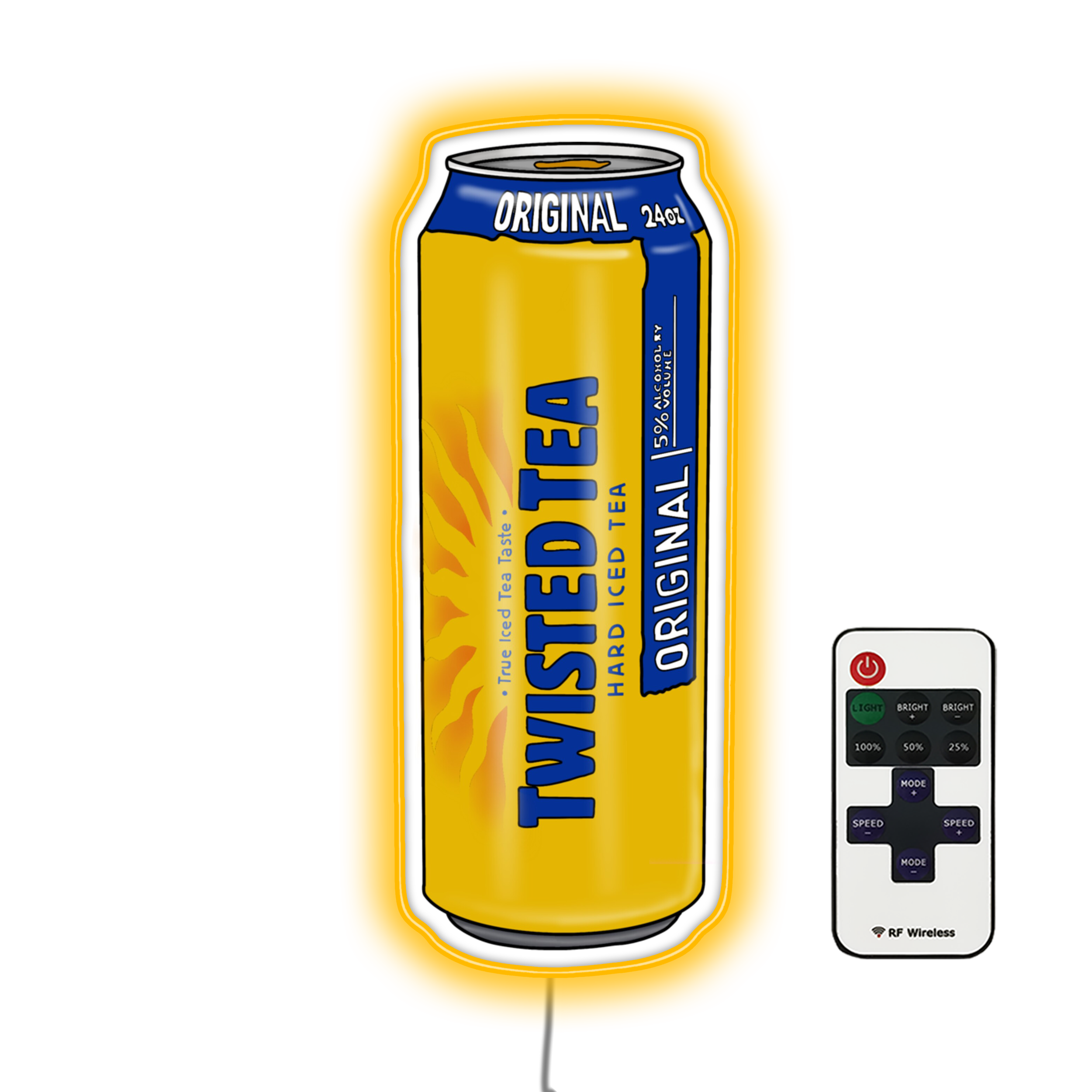 Twisted Tea drink Bar Neon Sign Made with LED