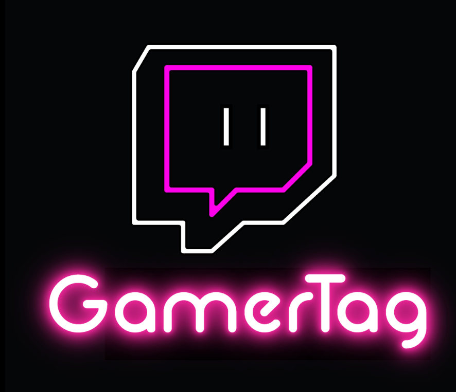 Twitch + Neon Custom Gamer Tag TOOL