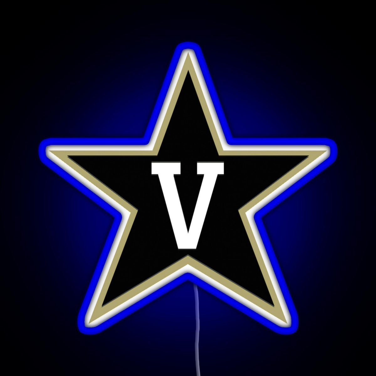 Vanderbilt Football Fbs 3 Rgb Neon Sign – Neon Factory
