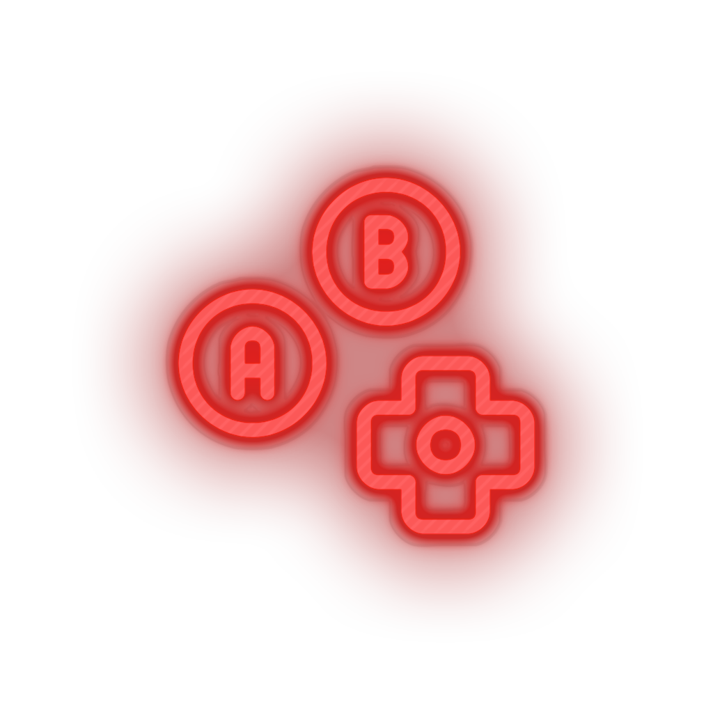 Control Directions Neon Sign - Video Games Led Neon Decor – Neon Factory