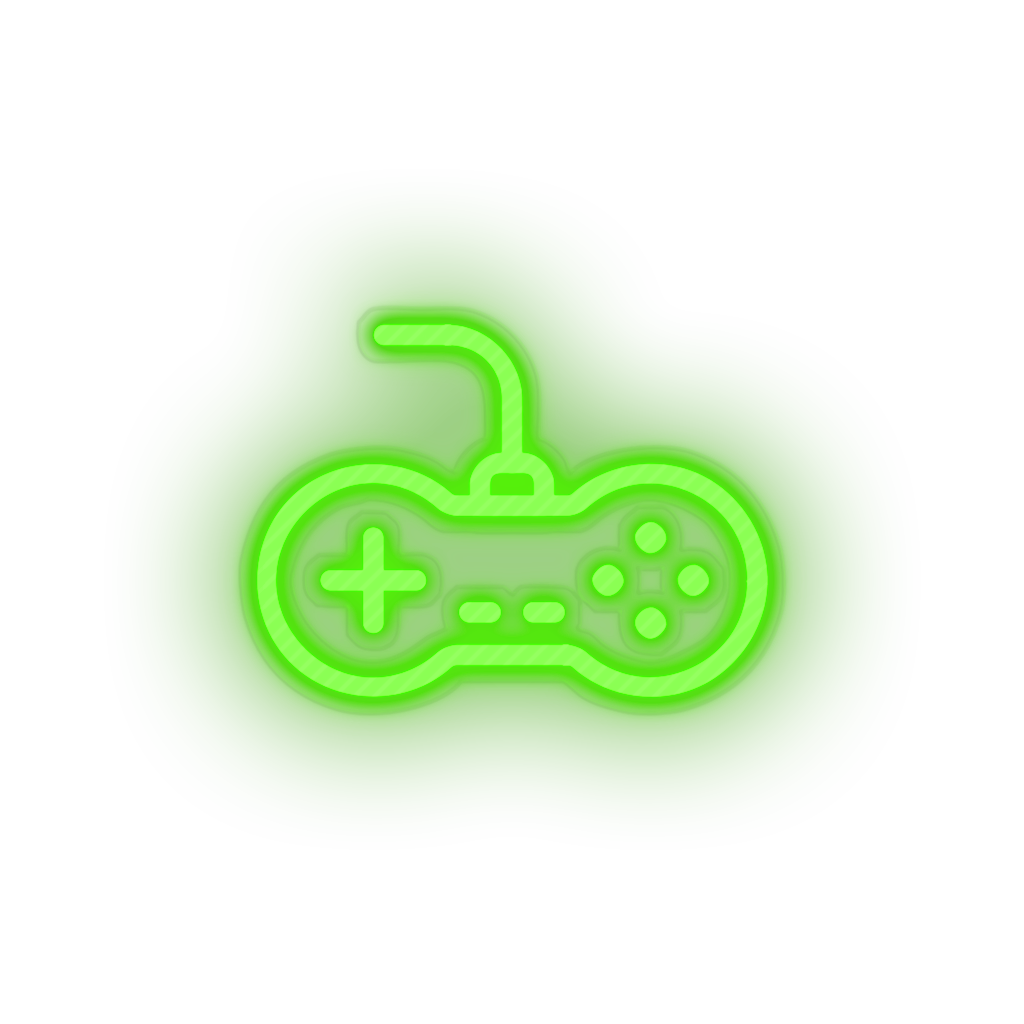 Controller Monitor Neon Sign - Video Games Led Neon Decor – Neon Factory
