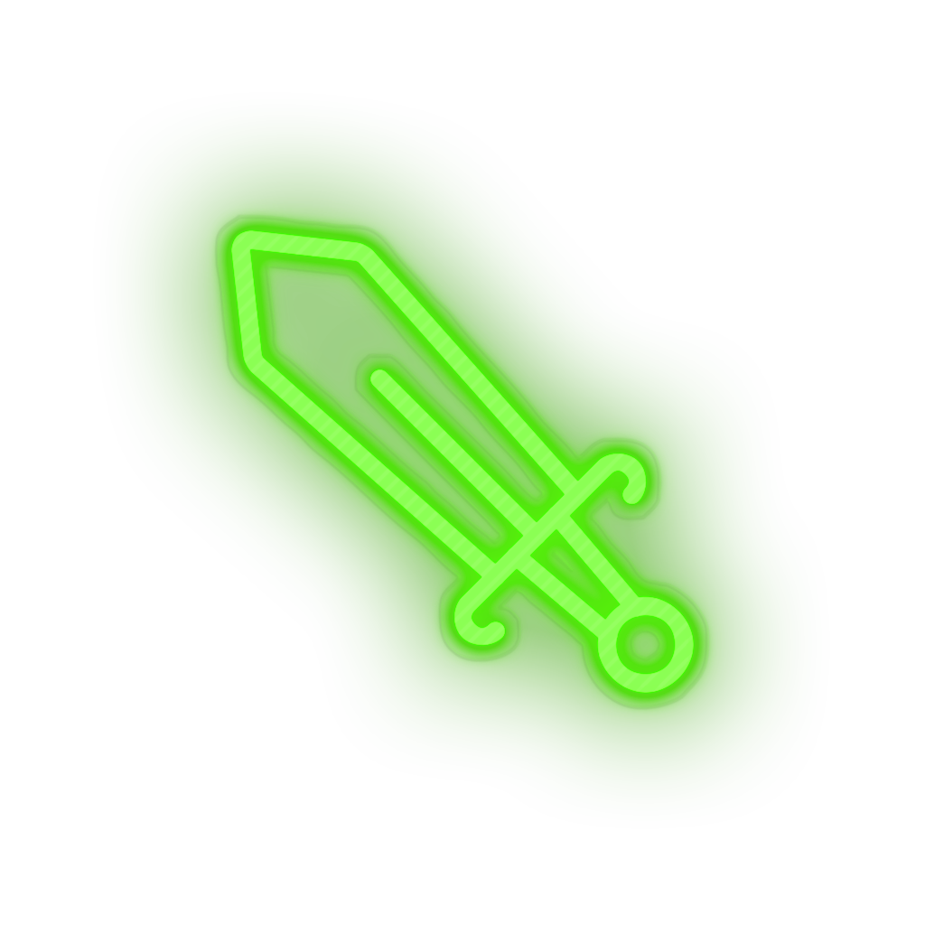 Sword Neon Sign - Video Games Led Neon Decor – Neon Factory