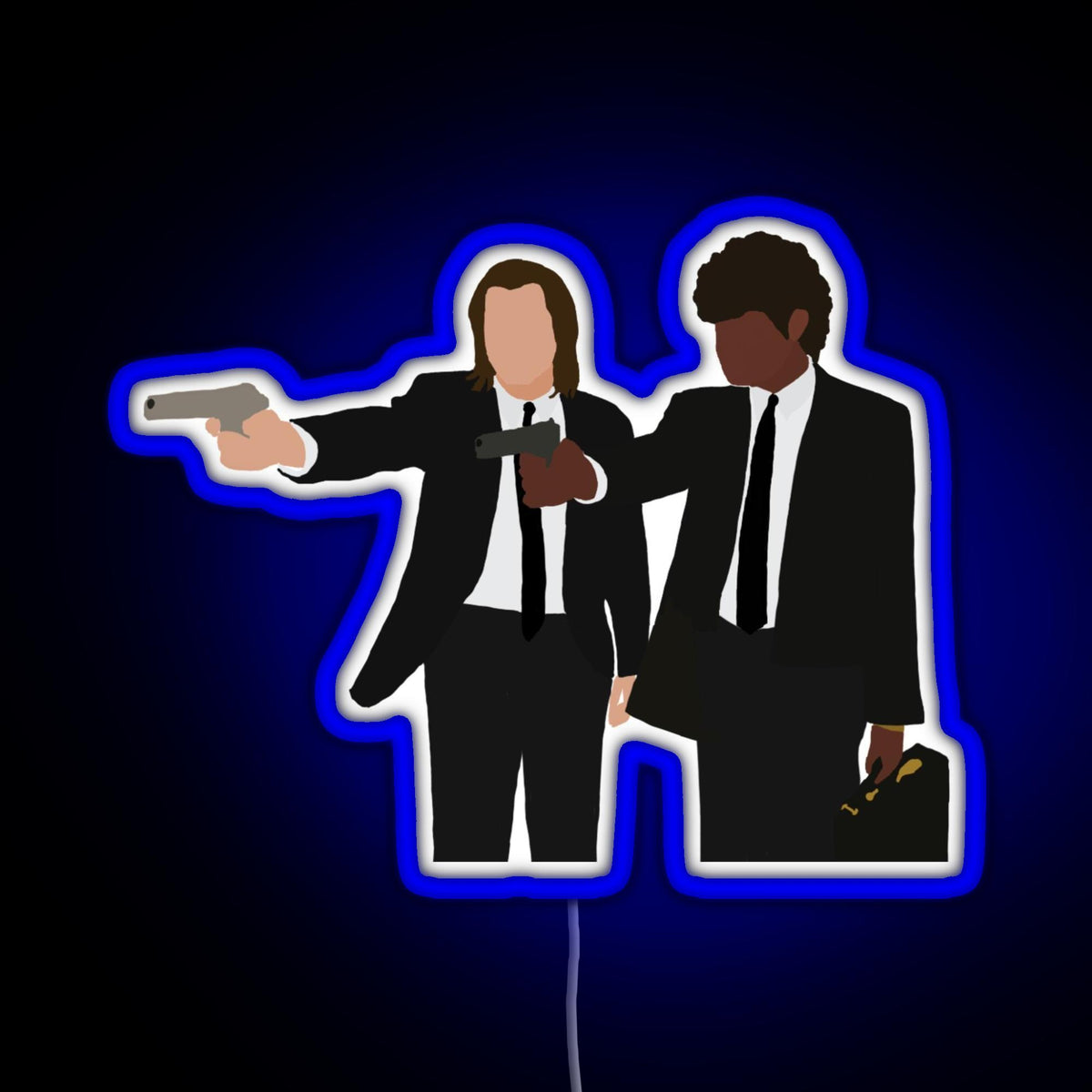 Vincent And Jules From Pulp Fiction Rgb Neon Sign – Neon Factory