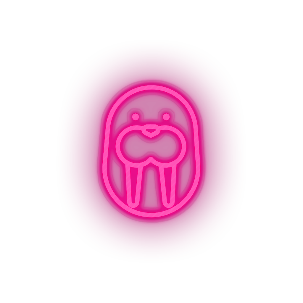 Walrus Neon Sign - Animals Led Wall Neon Decor – Neon Factory