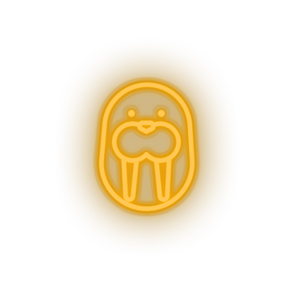 Walrus Neon Sign - Animals Led Wall Neon Decor – Neon Factory