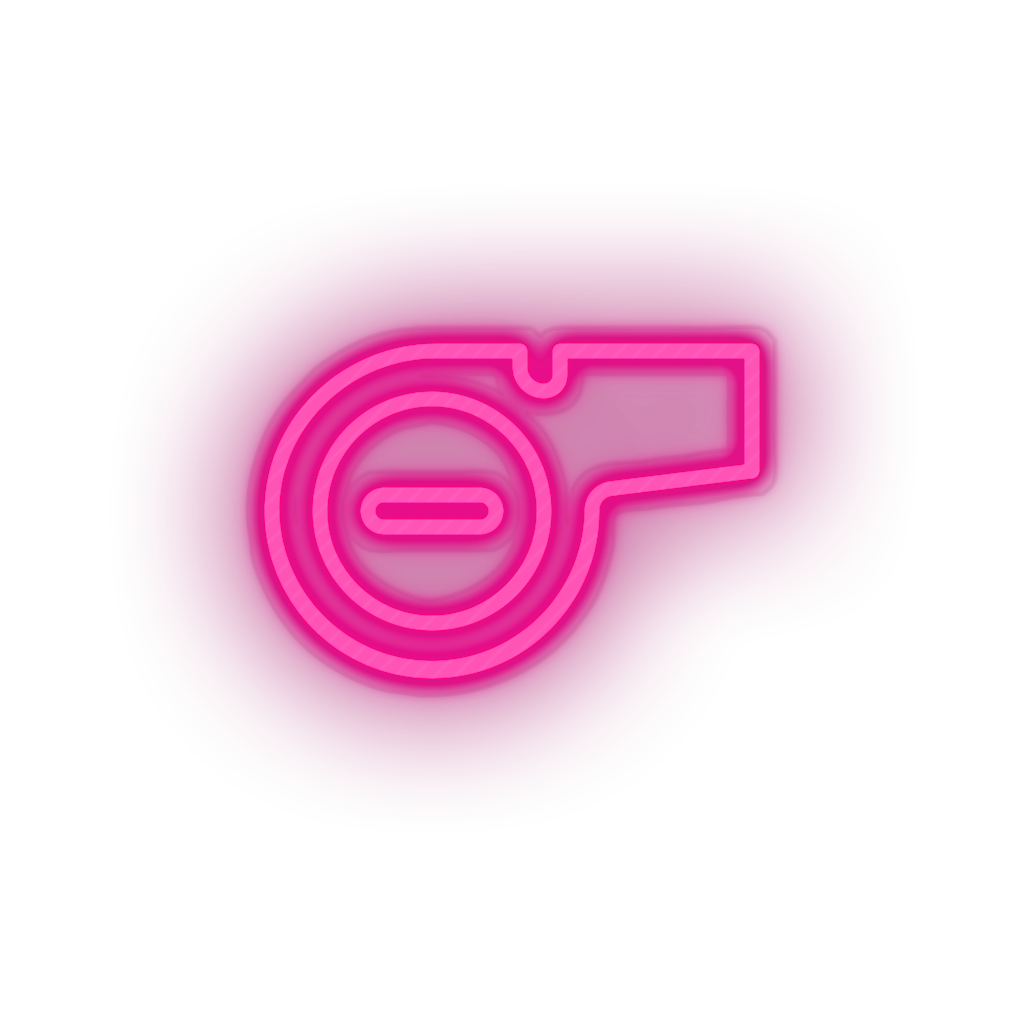 Whistle Neon Sign - Sport Led Neon Decor